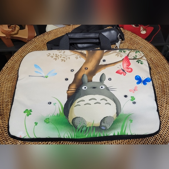 Bags | Totoro Canvas Laptop Bag 17 | Poshmark